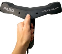 Faro's Freestyle3D Handheld Laser Scanner scans to a distance of up to ...