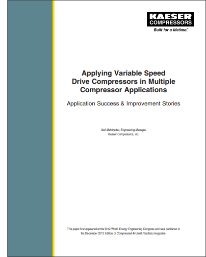 Special Report: Applying Variable Speed Drive Compressors in Multiple Compressor Applications ...